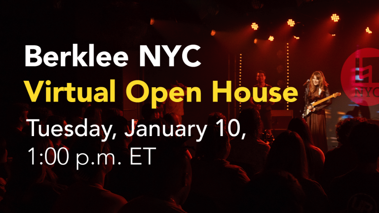 Berklee NYC Virtual Open House 2023 | Berklee NYC